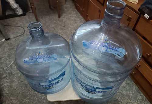 Бутылка 19 литров и 12 литров