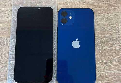 Телефон Apple iPhone 12 128 Gb Blue на запчасти