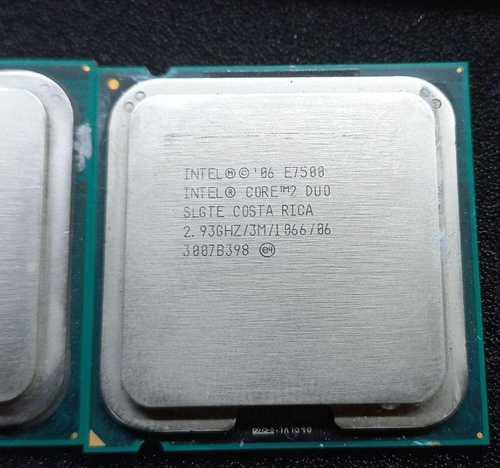 Процессор E7500, intel core 2 DUO