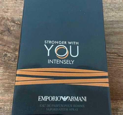 Armani stronger with you intensely