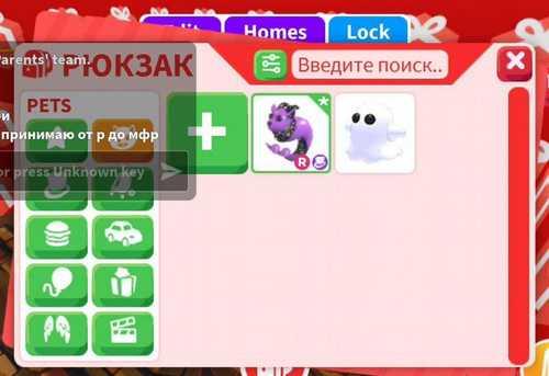 Пет в Roblox