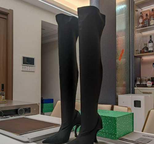 Balenciaga knife 110mm over the knee boot 35-41