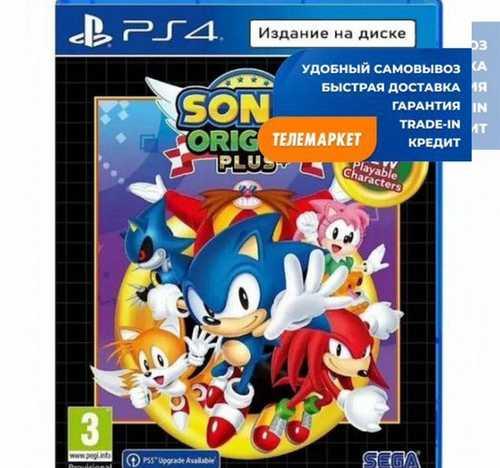 Игра для PS4 Sonic Origins Plus (Английская версия)