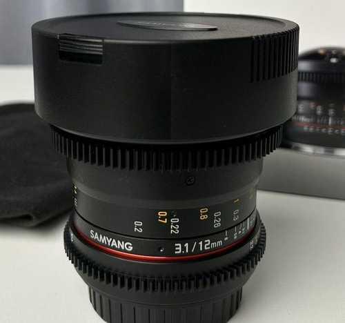 Samyang 12mm T3.1 ED AS NCS Fish-Eye Canon EF