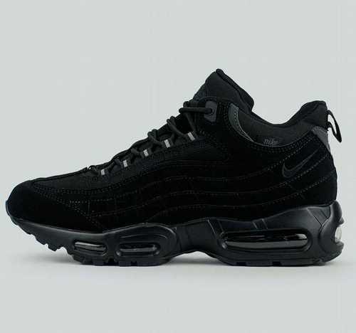 Кроссовки Nike Air Max 95 Total Black with Fur