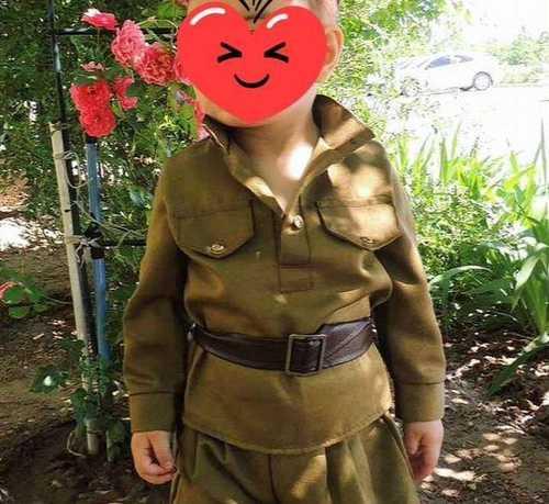 Военный костюм юного солдатика