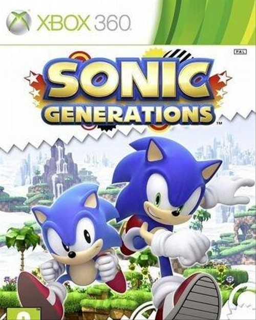 Sonic: Generations (Xbox 360, англ, бу)