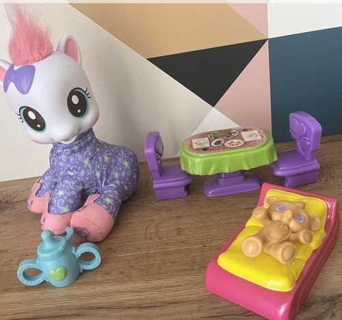 My little pony hasbro Мягкая малышка Lullaby Moon