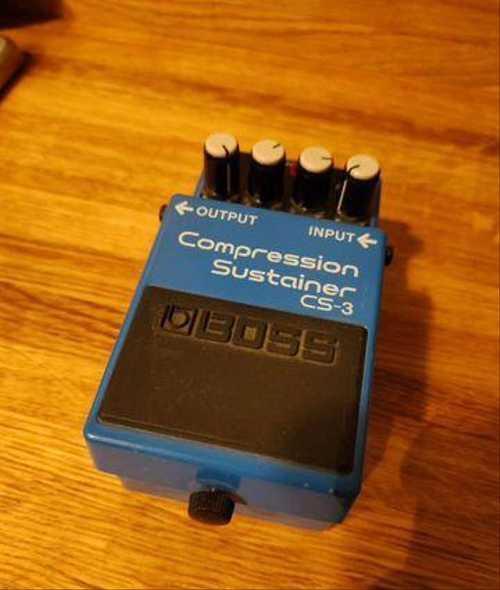 Гитарная педаль boss compression sustainer cs-3