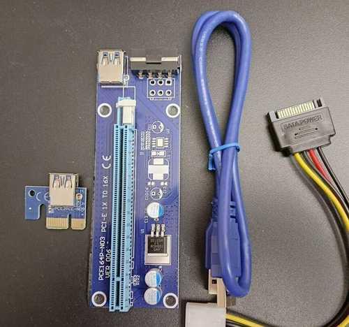 Райзер PCI-E molex(4-pin) v006