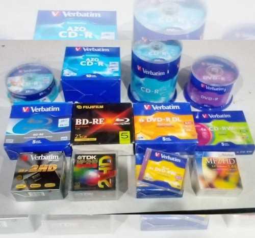 Диск Verbatim CD-R Colour 700 MB, slim box (упак