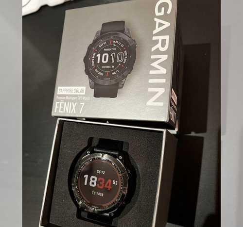 Garmin fenix 7 sapphire solar titanium