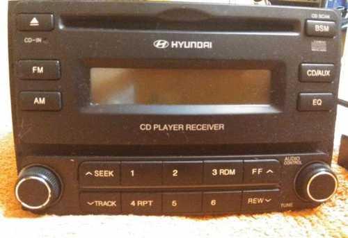 Продам аудио магнитолу с рамкой для Hyundai Elantr
