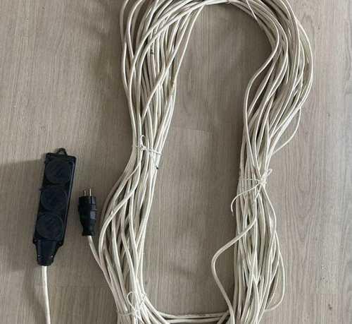 Удлинитель из кабеля пвс 3*2.5 мм 70 метров
