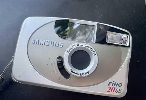 Плёночный фотоаппарат мыльница Samsung Fino 20SE