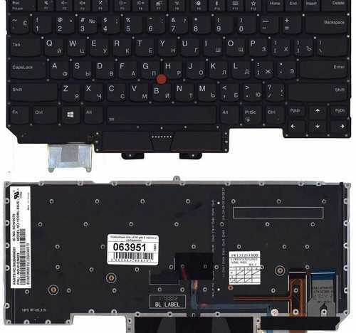 Клавиатура к Lenovo ThinkPad X1 Carbon G6 2018 Ser