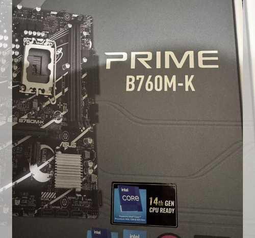 Материнская плата asus prime b760 m-k