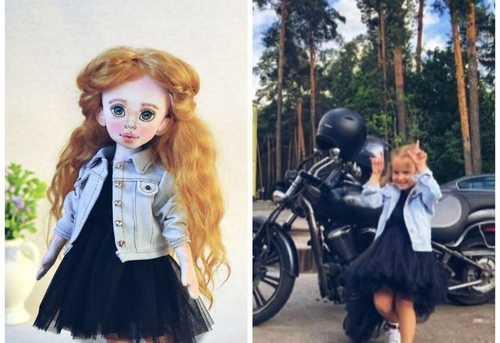Портретная кукла по фото