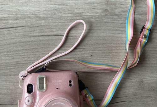 Компактный фотоаппарат fujifilm mini 11 розовый
