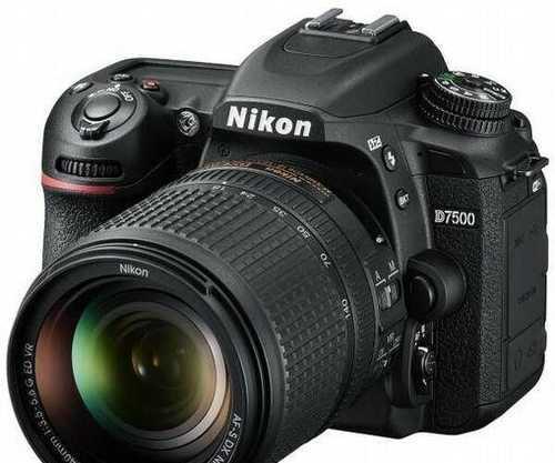 Nikon D7500 KIT + AF-S DX nikkor 18-140mm f/3.5-5