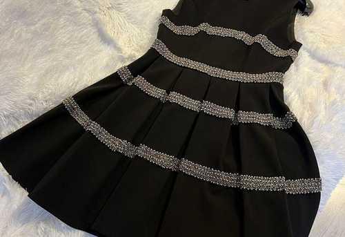 Вечернее черное платье 42-44