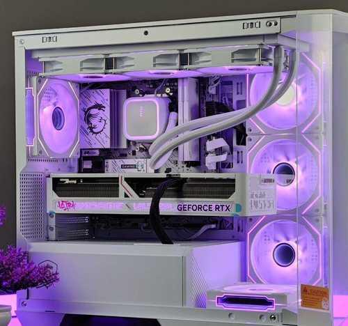 Игровой пк Ryzen 7 7800X3D RTX 5080 Full White
