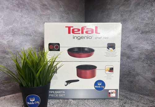 Набор Посуды Tefal Ingenio Chef Red Новый