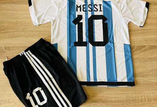 Детская футбольная форма Argentina Messi 10
