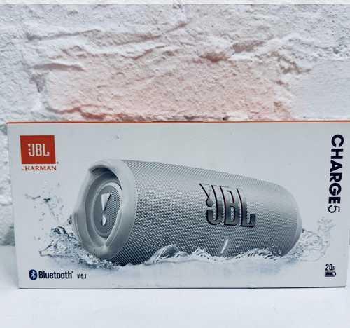 Портативная колонка JBL Charge 5 Grey