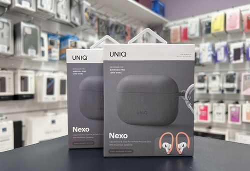 Чехол Uniq nexo AirPods Pro 2 (Серый / Grey)