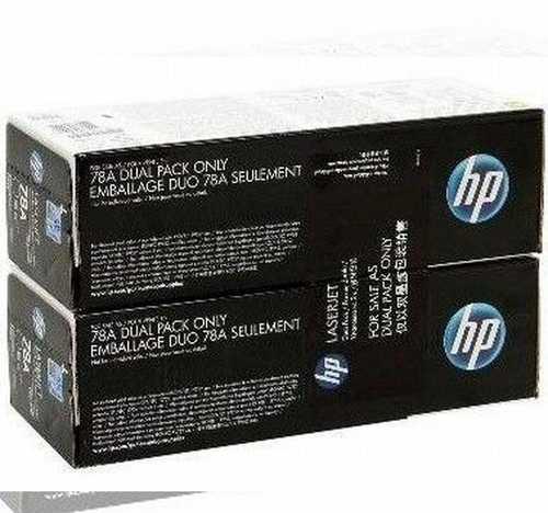 Картридж лазерный HP 78A CE278AF черный двойная упак. (4200стр.) для HP LJ P1566/P1606w