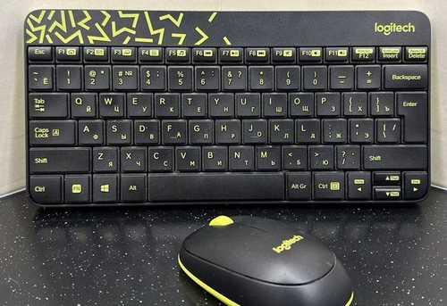 Клавиатура и мышь беспроводные Logitech Mk240Nano