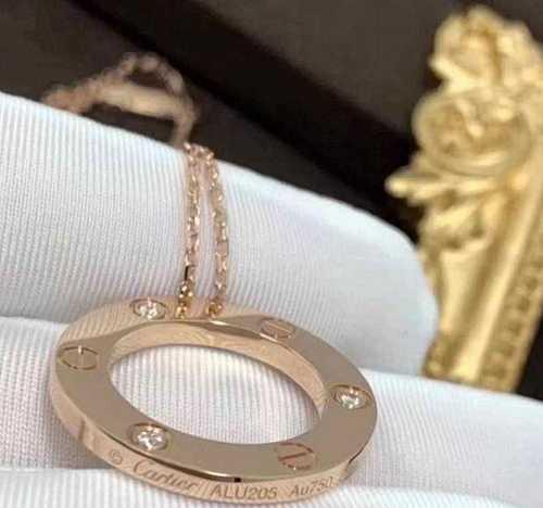 Cartier Колье Love 0,06 ct