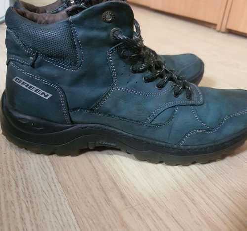 Ботнки зимние нат кожа