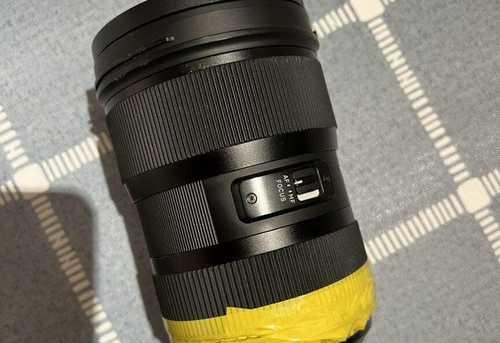 Объектив Sigma 24-35mm f2.0 Art Nikon