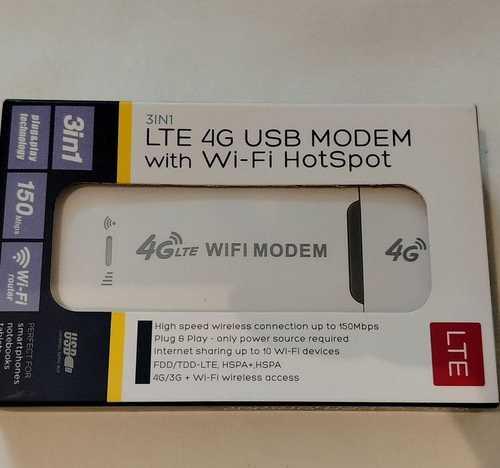 Модем USB Wi-fi Роутер 4G LTE