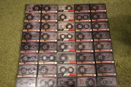 Аудиокассеты tdk 90 м - 40 шт + бокс на 40 кассет