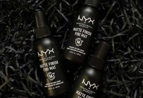 Спрей фиксатор для макияжа NYX новый