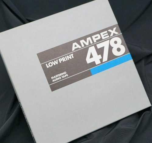 Коробка Ampex 478 и ориг. катушка 10' (27 см) NAB