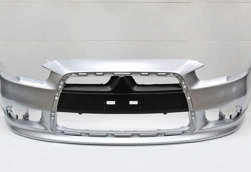 Бампер передний Mitsubishi Lancer X 2012 - Серебри