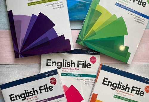 English file 4th edition все уровни новые книги