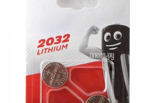 CR2032 - Energizer Lithium 3V 2шт E301021403