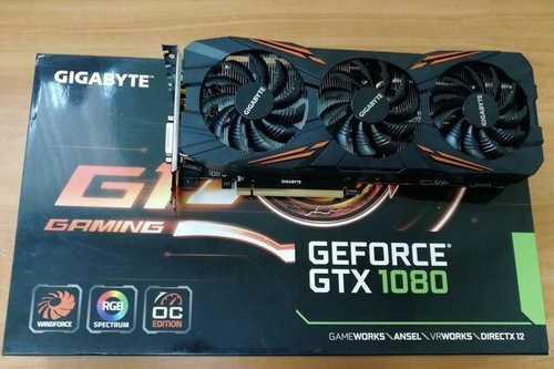 Видеокарта Gigabyte GTX1080 8GB