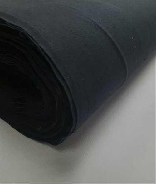 Ткань Бязь черная, ширина 150 см