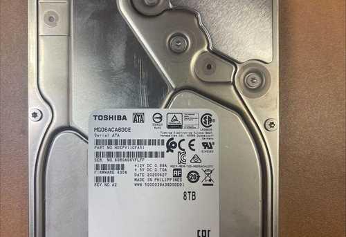 Жесткий диск HDD 8tb (Toshiba), 7200RPM