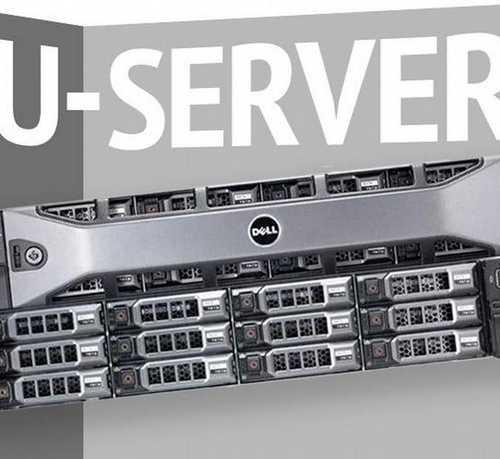 Сервер Dell R720XD 12LFF 2*2667v2 64Gb H710 2*750W