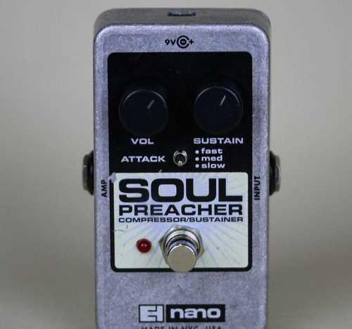 Педаль EHX Soul Preacher Compressor Sustainer