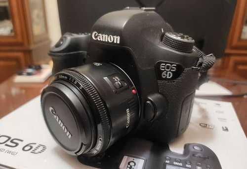 Canon 6D (Wi-Fi +GPS) полнокадровая зеркалка
