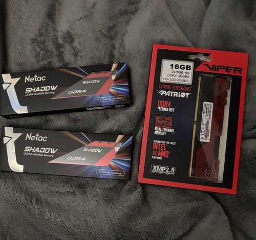 Оперативная память DDR4 3600 16GB Patriot/Netac