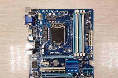 Материнская плата Gigabyte GA-H77M-D3H, s1155